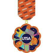 UTSA Fiesta Medal 2025 (Four Layers! Two Spinners!)