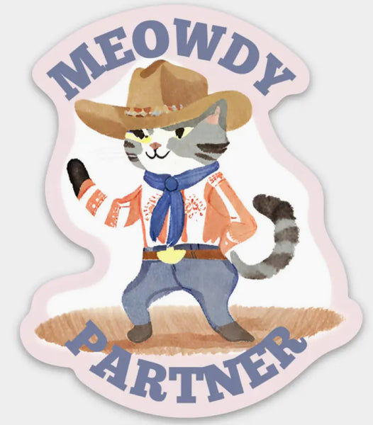 Meowdy Partner Sticker