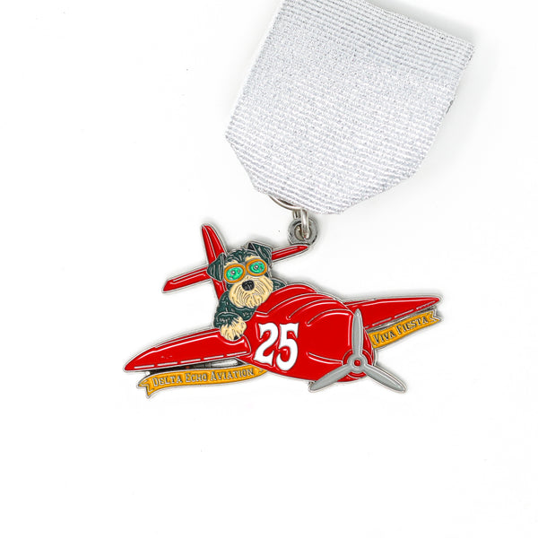 Airplane Dog 2025 Fiesta Medal by Delta Echo Aviation