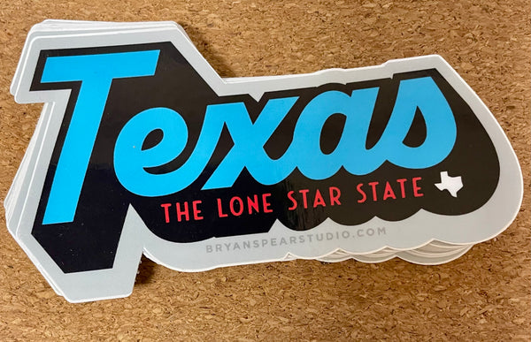 Texas Lone Star State Sticker
