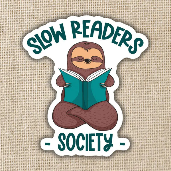 Slow Reader Society Sticker