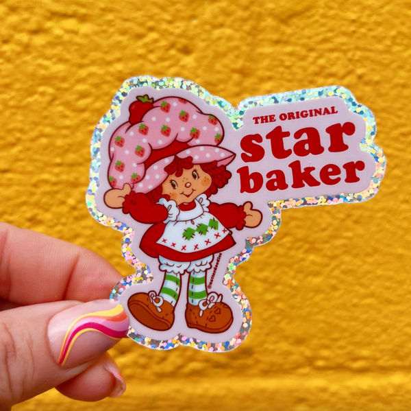 Star Baker Sticker - Glitter
