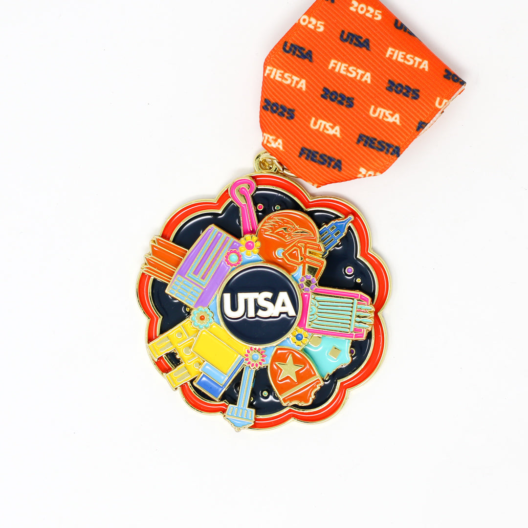 UTSA Fiesta Medal 2025 (Four Layers! Two Spinners!)