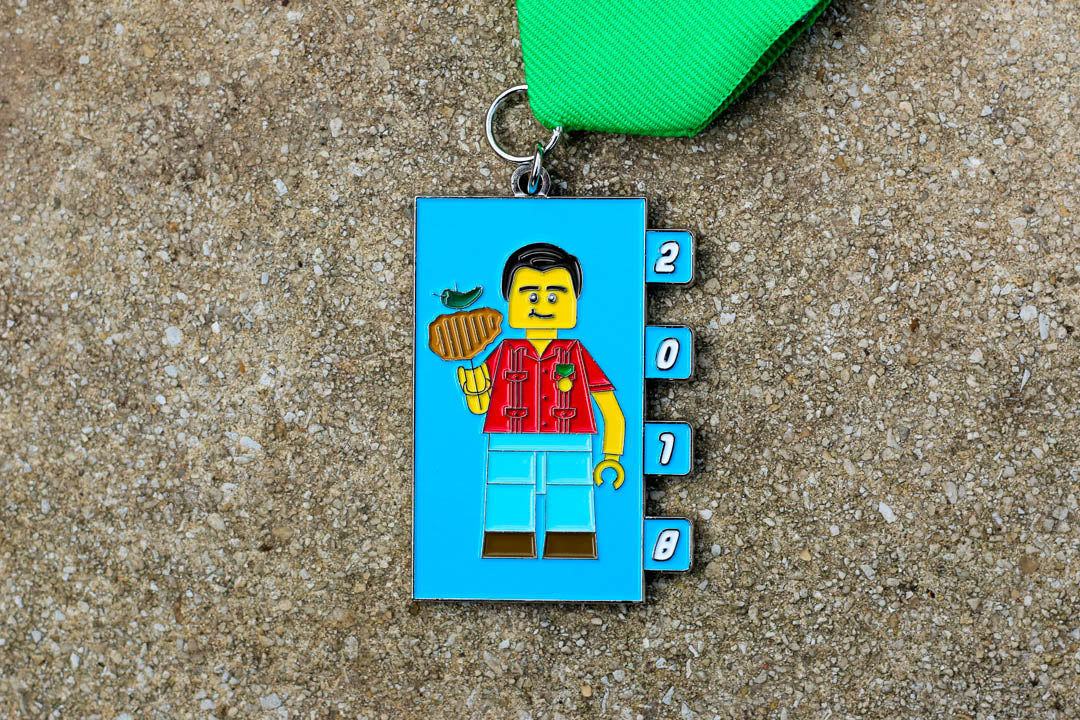 Lego Man Fiesta Medal 2018 by Jason Bartels | SA Flavor