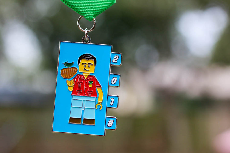 Lego Man Fiesta Medal 2018 by Jason Bartels | SA Flavor