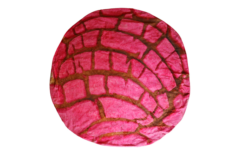 Pink Concha Blanket | 60 Inch Fuzzy Throw