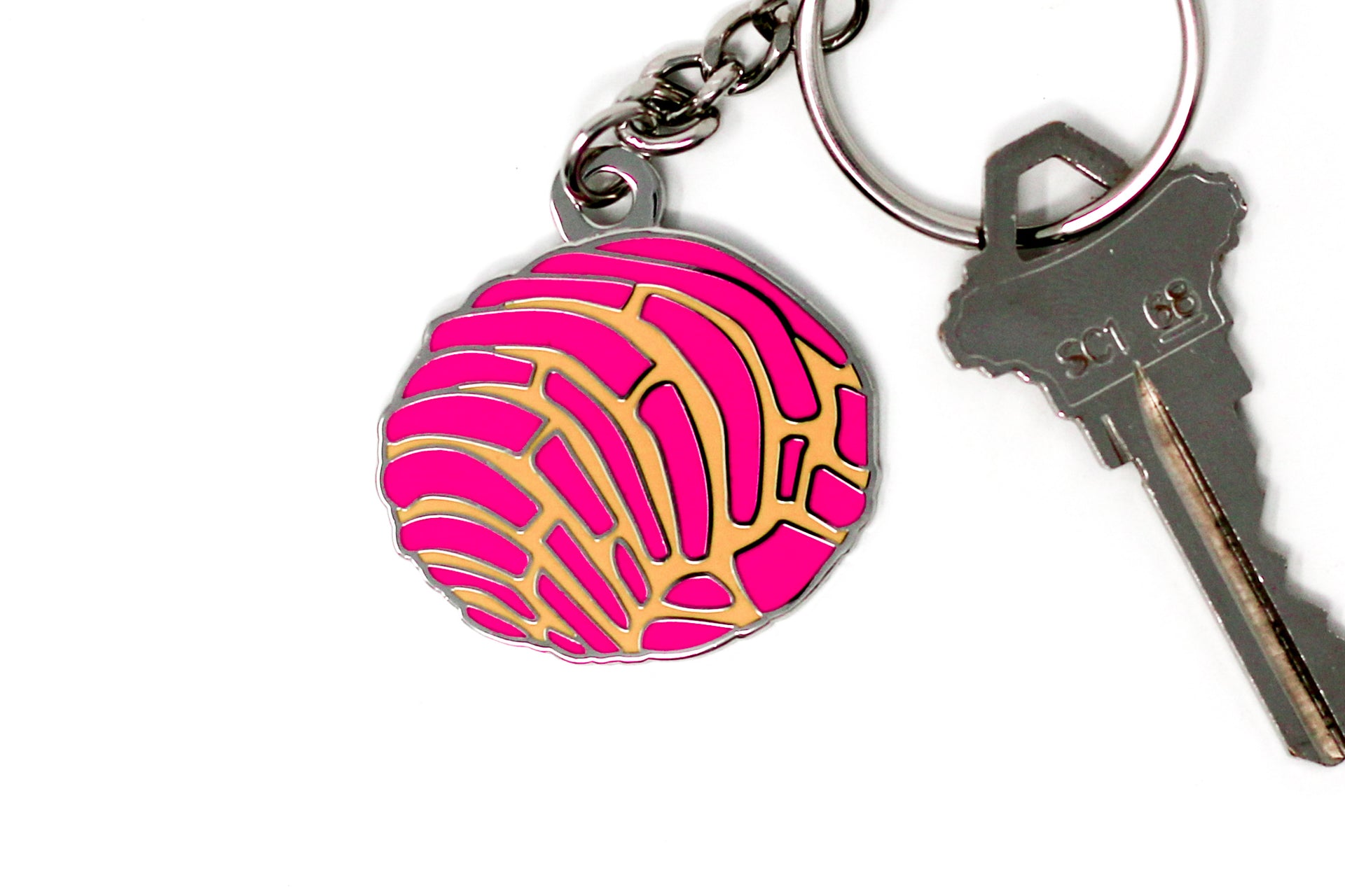 Concha Keychain | Pan Dulce Keyring | SA Flavor
