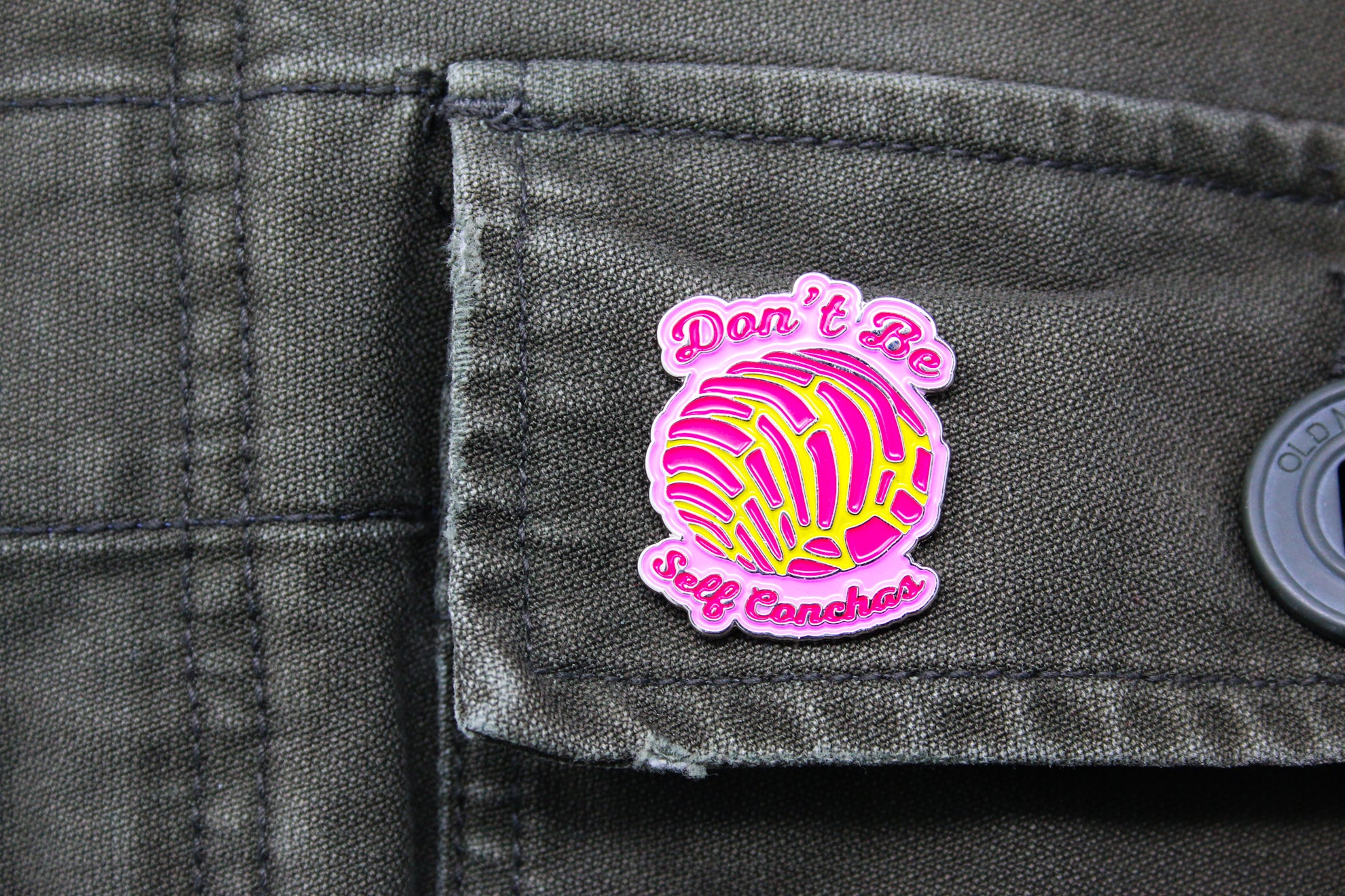 Pink Concha Lapel Pin | SA Flavor